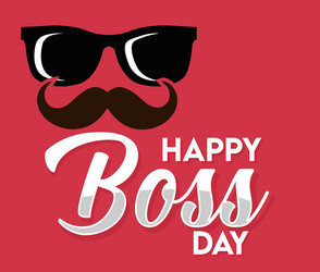 Happy boss day Royalty Free Vector Image - VectorStock