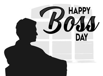 Happy boss day Royalty Free Vector Image - VectorStock