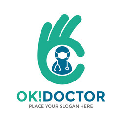 Good doctor logo template this design use Vector Image
