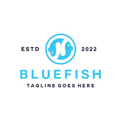 Aquatic logo design aquascape symbol Royalty Free Vector