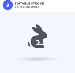 Rabbit symbols 2 Royalty Free Vector Image - VectorStock