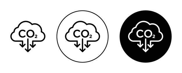Co2 emissions icon Royalty Free Vector Image - VectorStock