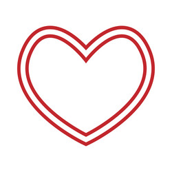 Double Heart Outline Vector Images (over 320)