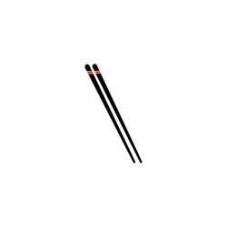 Chopstick icon logo Royalty Free Vector Image - VectorStock