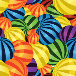 Colorful balls border Royalty Free Vector Image