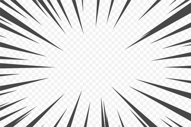 Action comic cartoon speed effect black manga Vector Image