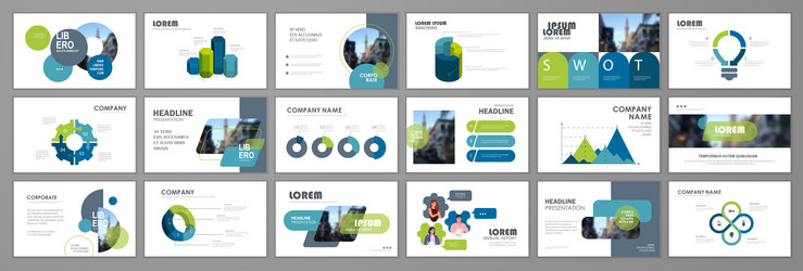 Presentation templates design Royalty Free Vector Image