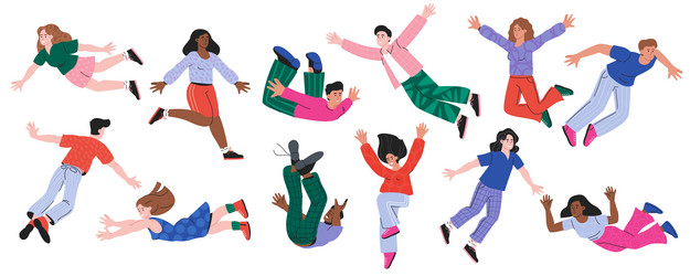 Flying People Vector Images (over 38,000)