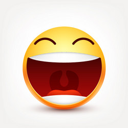 Eye popping emoticon Royalty Free Vector Image
