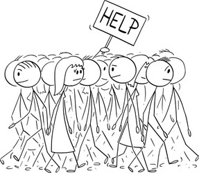 Stickman Alone Vector Images (over 190)