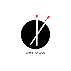 Chopstick icon logo Royalty Free Vector Image - VectorStock