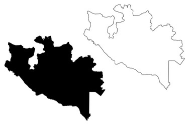 Taraba state map Royalty Free Vector Image - VectorStock