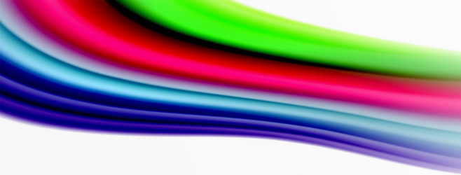 Rainbow color silk blurred wavy line background on