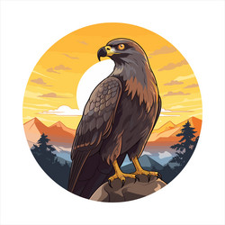 Cartoon Buzzard Vector Images (90)