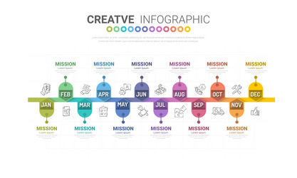 12 Month Vector Images (over 7,200)