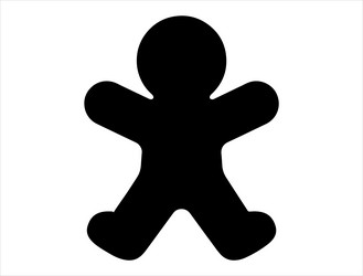 Gingerbread Man Silhouette Vector Images (over 990)