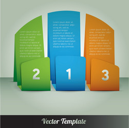 Page number template Royalty Free Vector Image