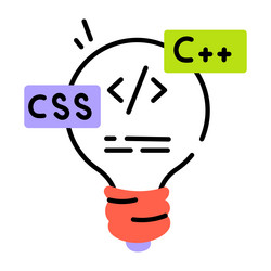 Coding idea Royalty Free Vector Image - VectorStock