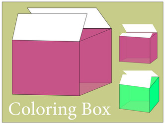 Packaging box mockup Royalty Free Vector Image