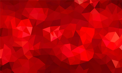 Low poly background red color Royalty Free Vector Image