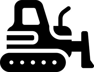 Bulldozer Royalty Free Vector Image - VectorStock