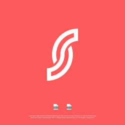 Combination letter b m signature calligraphy logo Vector Image