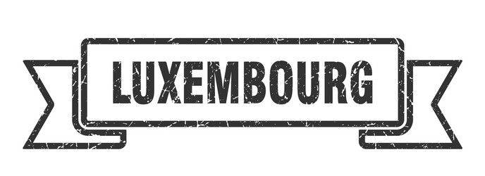 Welcome to luxembourg black stamp Royalty Free Vector Image