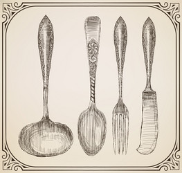 Cutlery Border Vector Images (over 260)