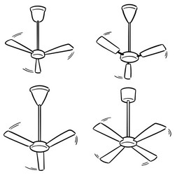 Cartoon Ceiling Fan Vector Images (over 190)