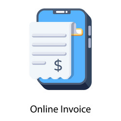 Pos invoice Royalty Free Vector Image - VectorStock