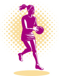 Netball Player Vector Images (over 110)