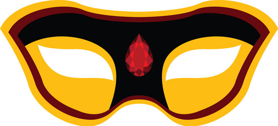 Halloween cartoon mask Royalty Free Vector Image