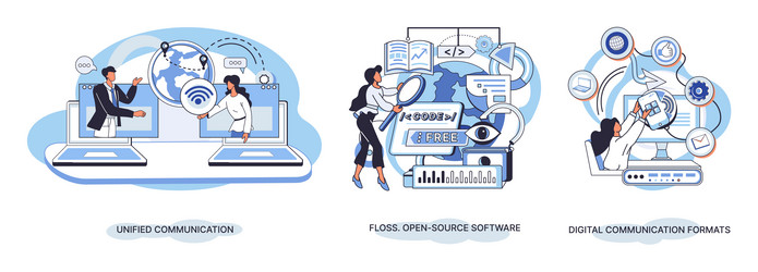 Word cloud of software related items digital Vector Image