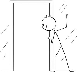 Curious mindset isolated cartoon Royalty Free Vector Image