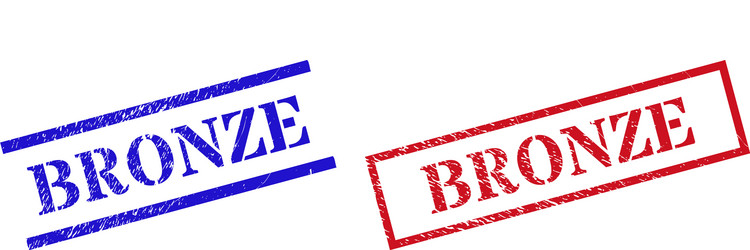 Metal detection grunge scratched stamp watermarks Vector Image