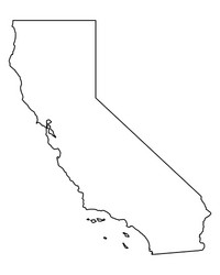 Map of california Royalty Free Vector Image - VectorStock