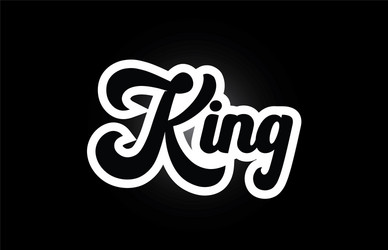 King Word Typography Vector Images (over 370)