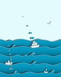 Simple Ocean Wave Vector Images (over 25,000)