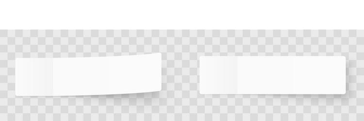 Realistic sticky notes mockup post stickers Vector Image