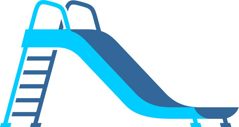 A playground slide background Royalty Free Vector Image