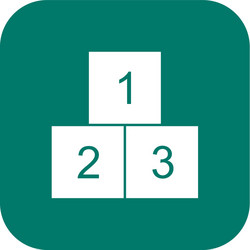 123 Blocks Icon Vector Images (70)