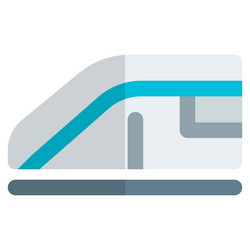 A high-speed commuter train eurostar Royalty Free Vector