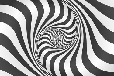 Black and White Hypnotic Swirl Vector Images (over 1,800)