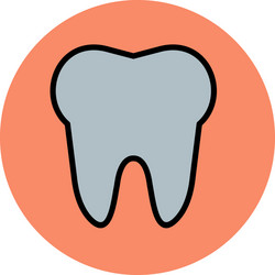 Tooth icon Royalty Free Vector Image - VectorStock