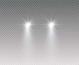 Car head lights Royalty Free Vector Image - VectorStock