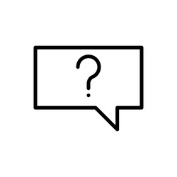 Question mark icon ask Royalty Free Vector Image
