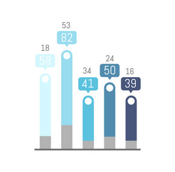 Population statistic template people icon Vector Image