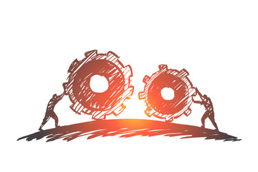 Hand Pulling Vector Images (over 4,100)