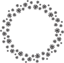 Snowflake Etching Vector Images (over 180)