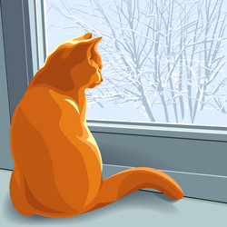 Cat Window Vector Images (over 3,800)